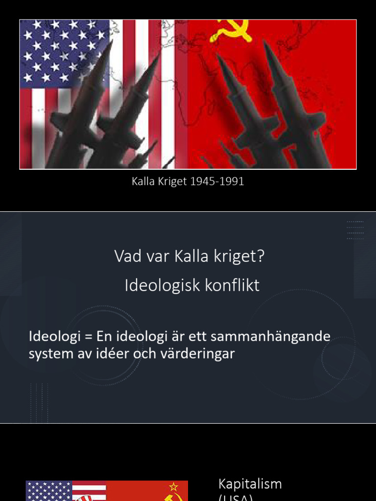 Kalla Kriget 1945-1991 | PDF
