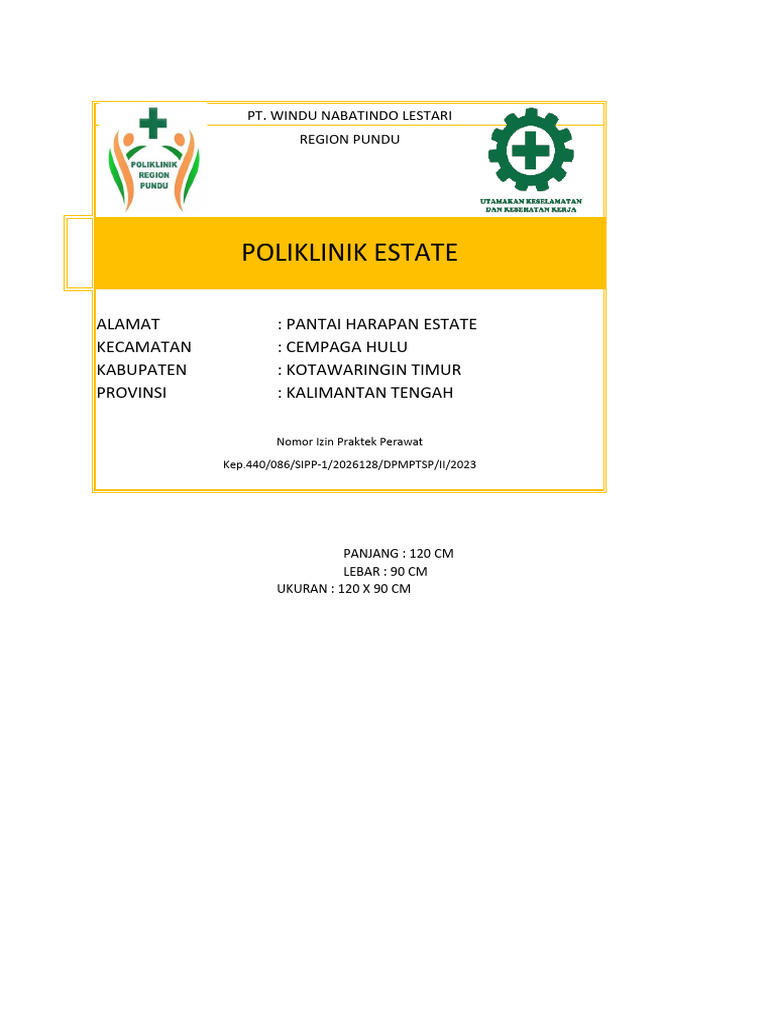 Logo Plang Poliklinik Phre | PDF