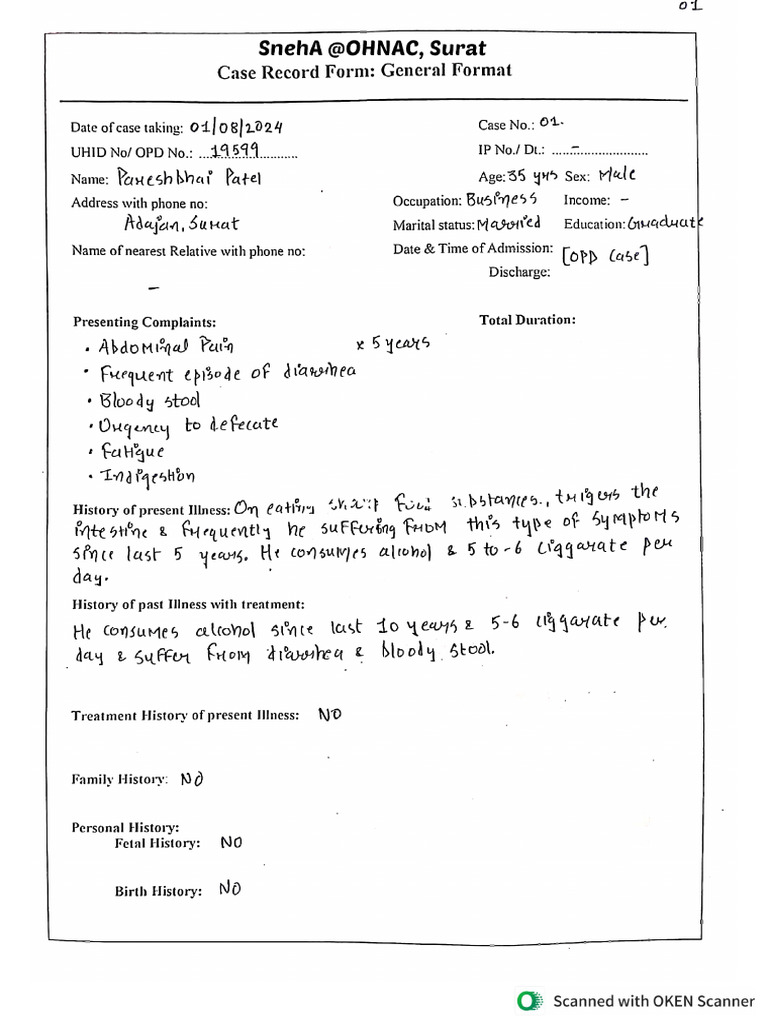 AG -Case Record Journal | PDF