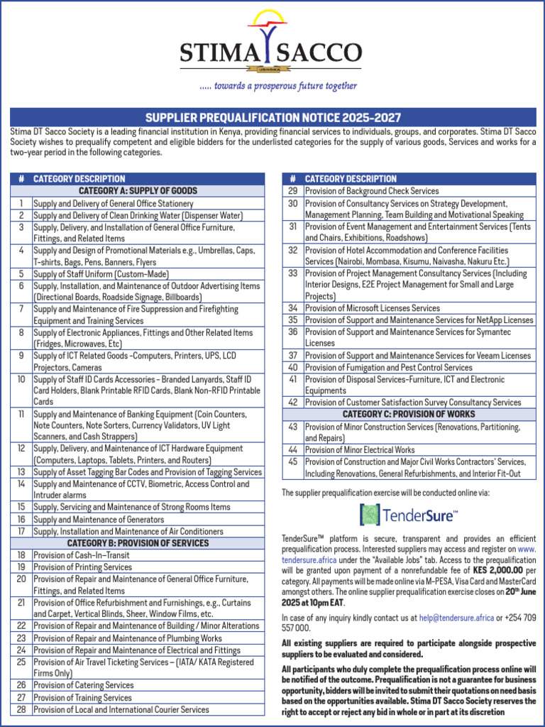 Updated Stima Sacco Advert Artwork | PDF | Computing