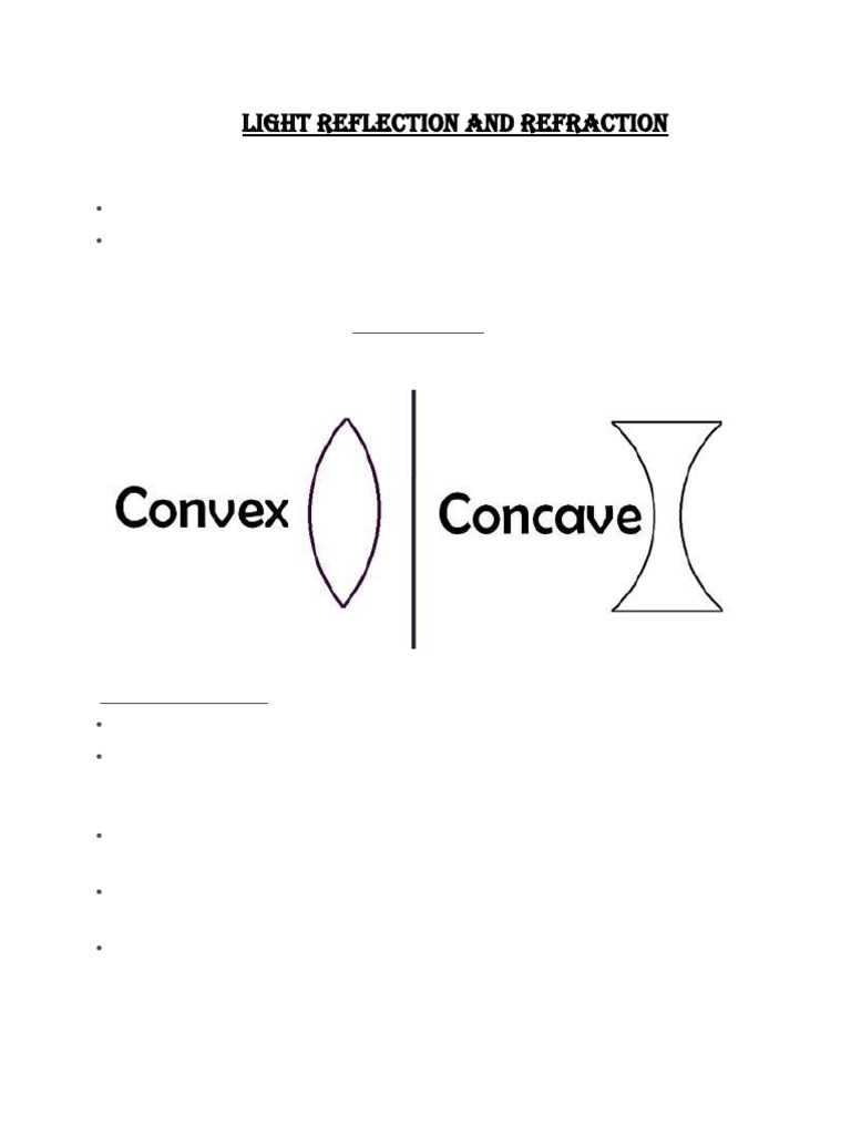 Light Reflection and Refraction Basics | PDF | Mirror | Optics