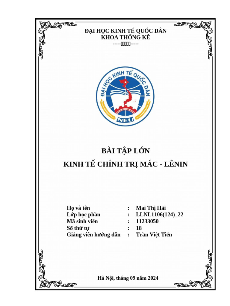 bài tập lớn ktct_ | PDF