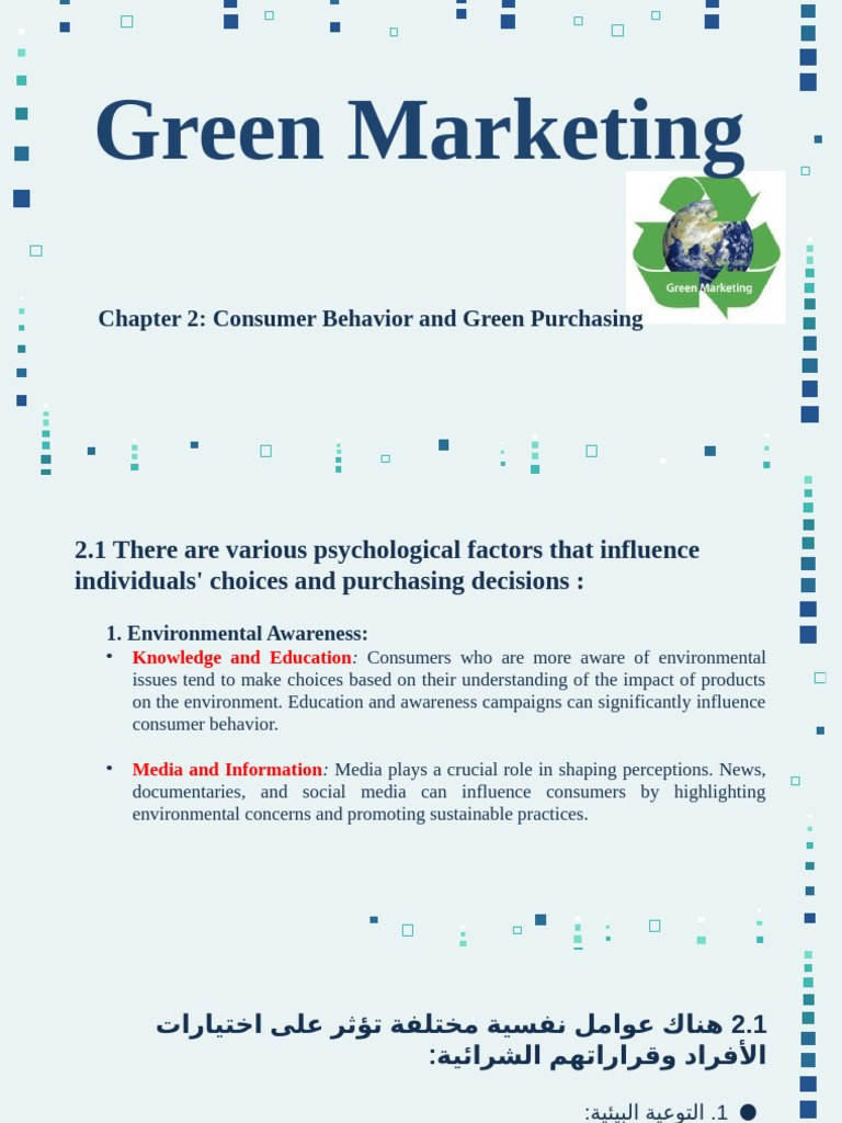 Green Marketing Chapter 2 | PDF