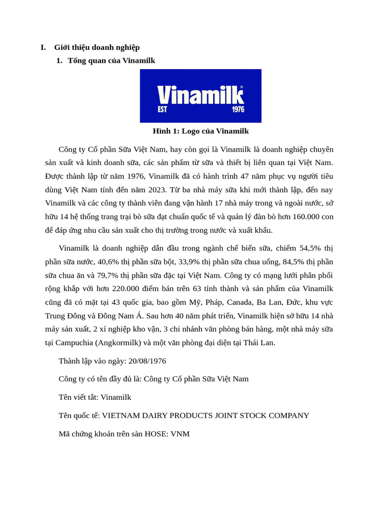 Vina Milk | PDF