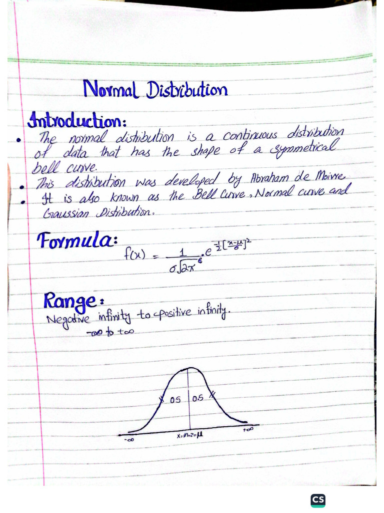 Normal Distribution | PDF