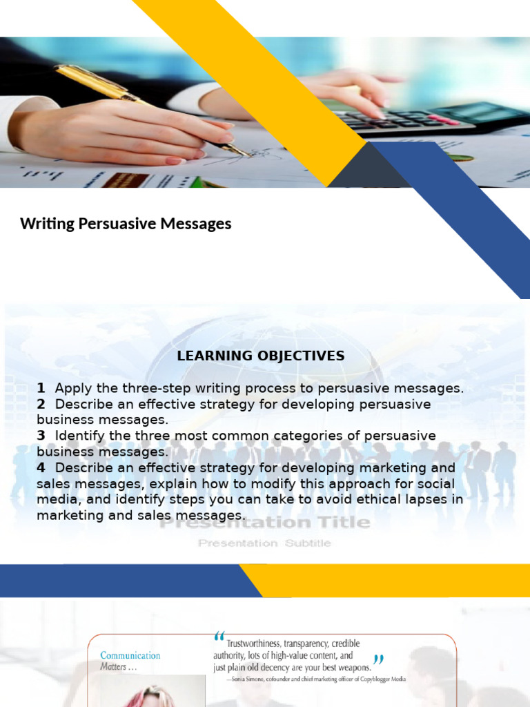 Persuasive Message | PDF | Persuasion | Marketing