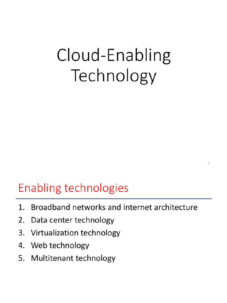 Chap - 4 Cloud-Enabling Technology - 20250412 - 100433 | PDF