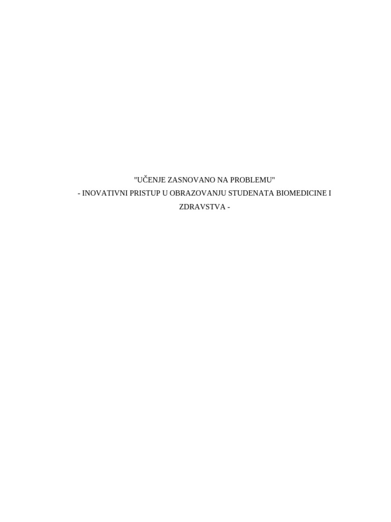 Sinisa PBL Ijekavski Final | PDF