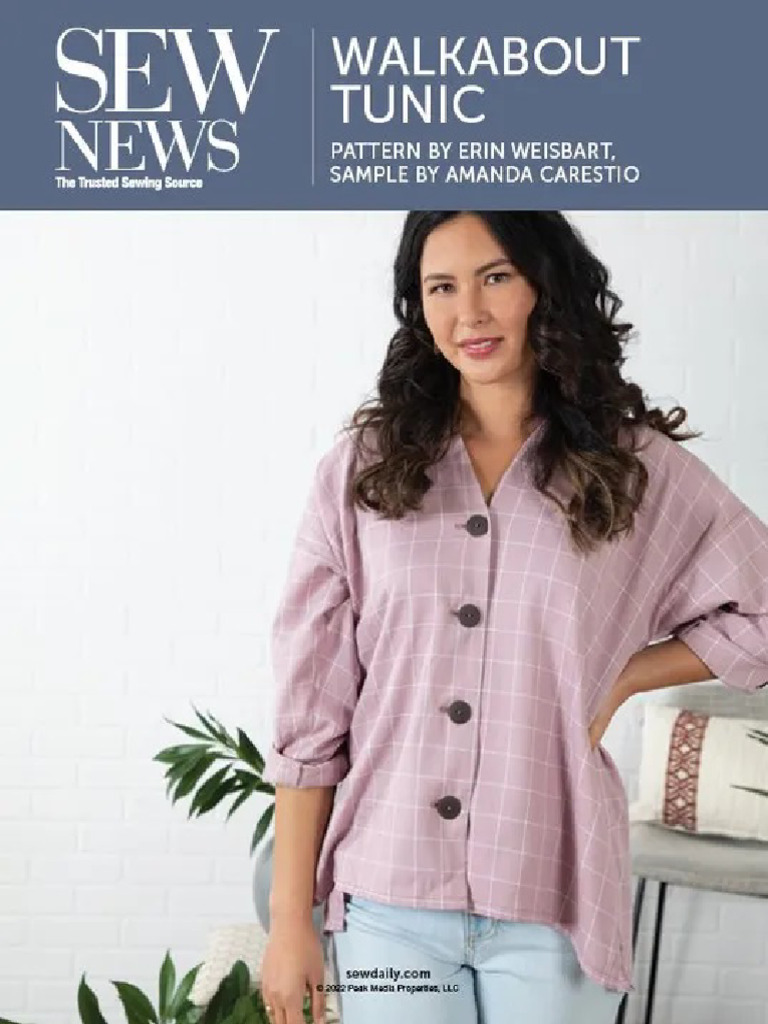 Walkabout Tunic Sewing Pattern Guide | PDF | Seam (Sewing) | Clothing