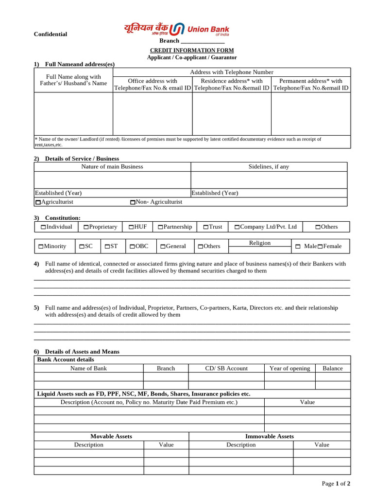 Credit Information - LATEST | PDF | Banks | Taxes