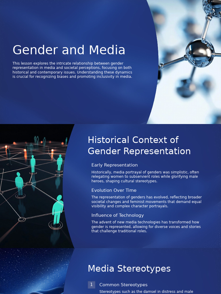 Gender Representation in Media | PDF | Stereotypes | Gender