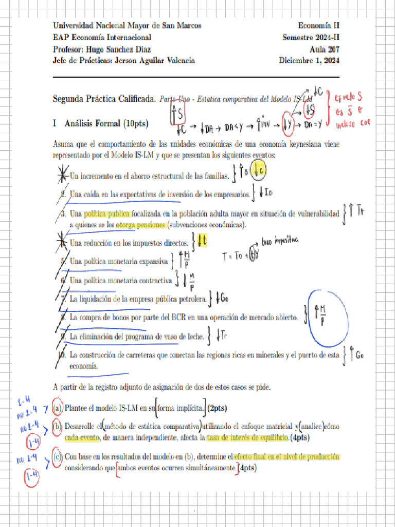 Modelo Matricial ISLM | PDF