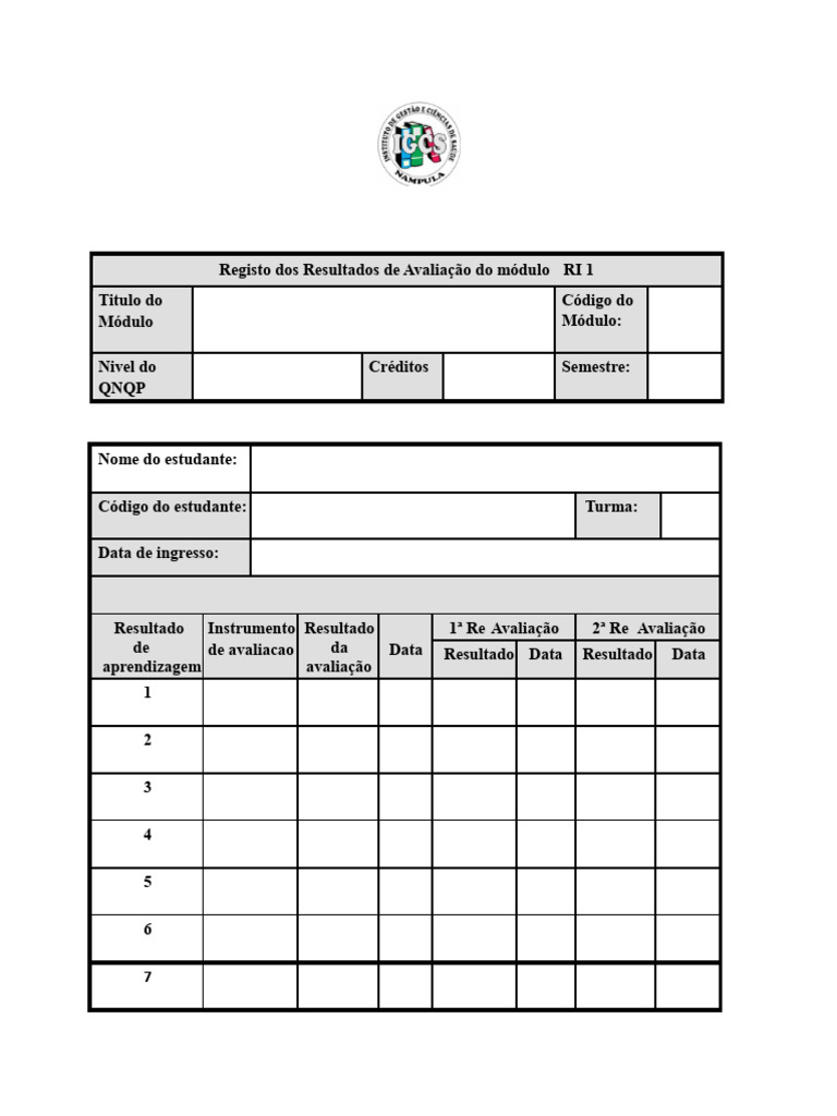 Modelo de Mini-Pauta Individual - 092336 | PDF