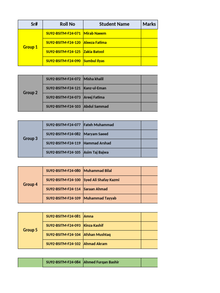 BSIT-1B Presentation List | PDF | Applied Mathematics | Combinatorics