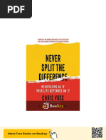 Never Split The Difference PDF | PDF | Negotiation | Empathy