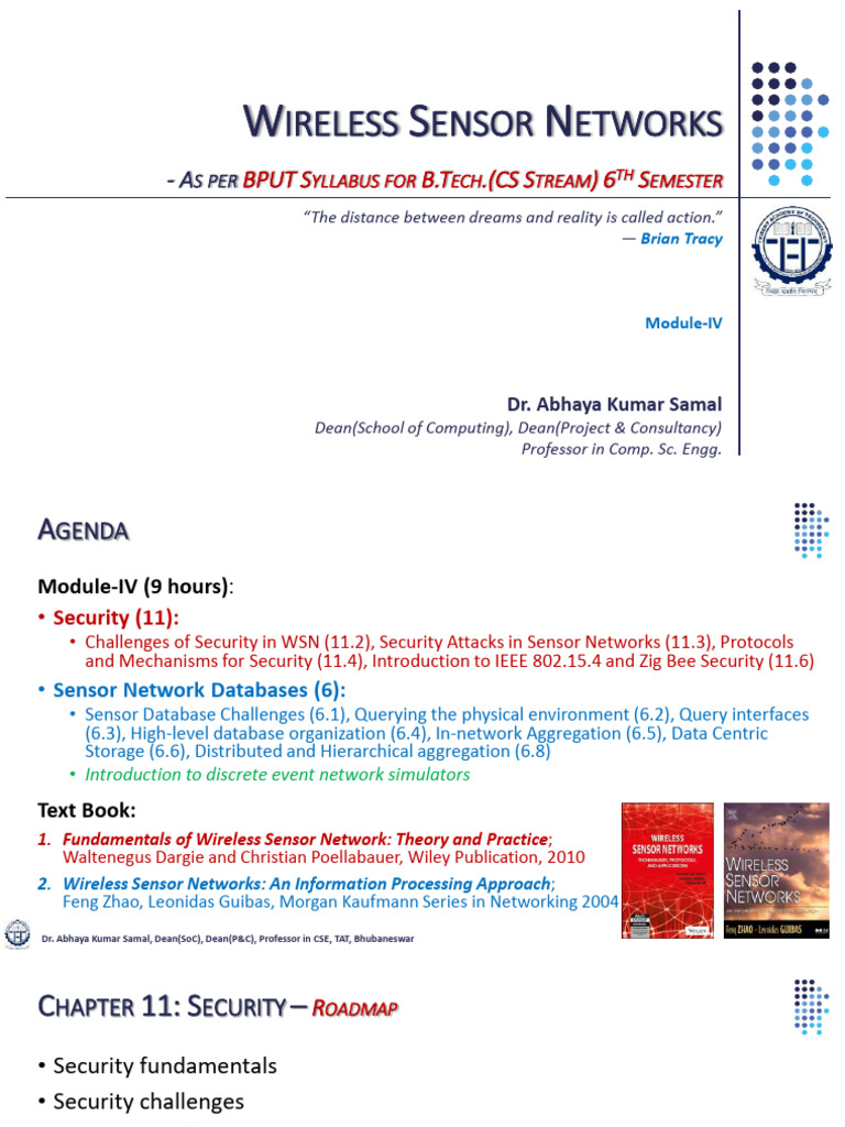 TAT-SoC-Wireless Sensor Networks - Module-IV | PDF | Databases | Wireless Sensor Network
