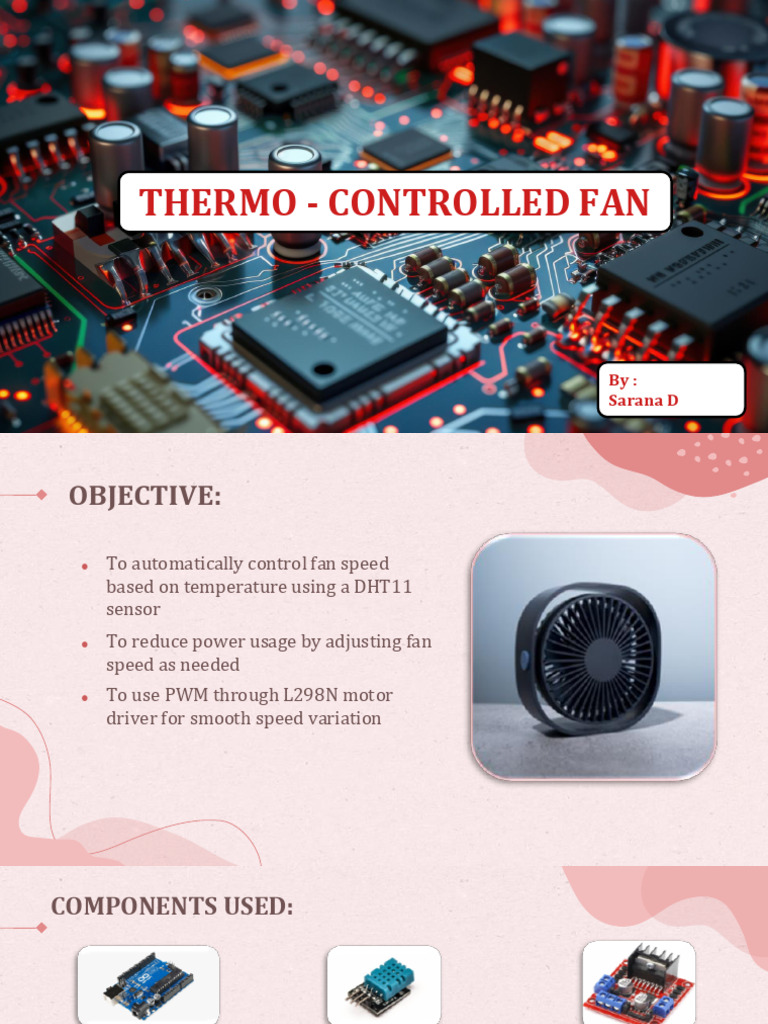 Project: Thermo - Controlled Fan (Automated) | PDF | Humidity ...