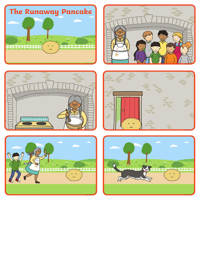 t l 9181 the Runaway Pancake Story Sequencing Activity Sheet | PDF