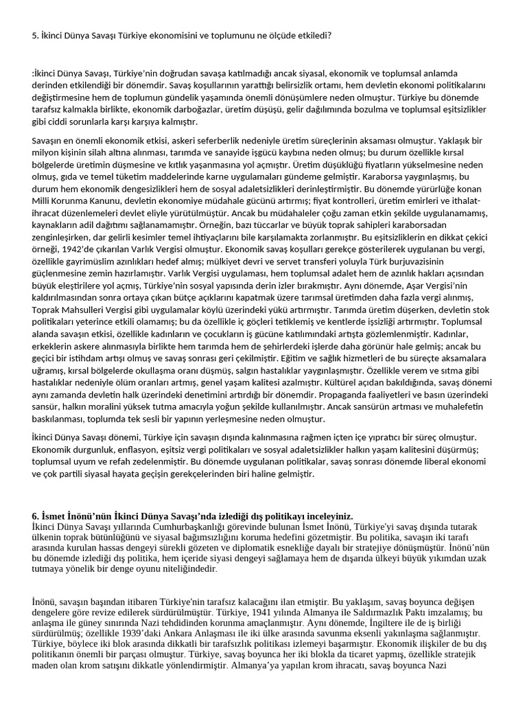 Mock 2024 Cevap Anahtarı | PDF