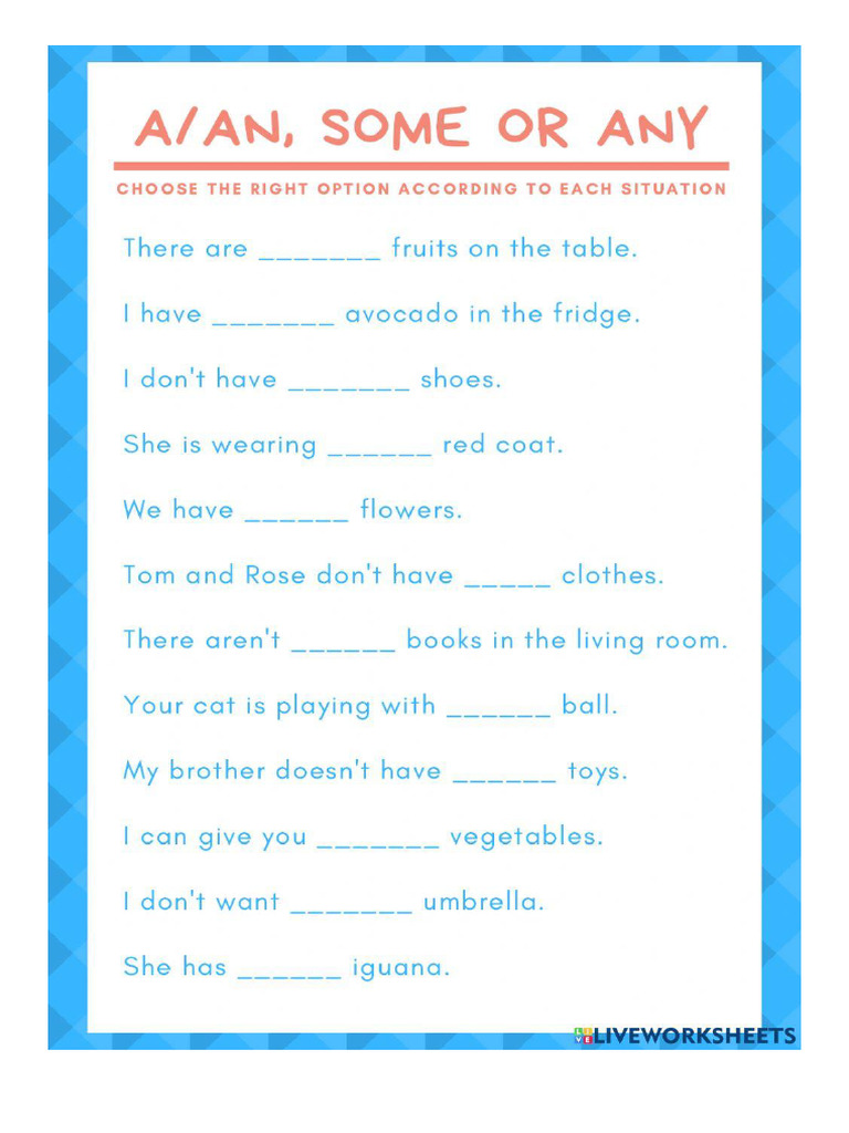 A An Some Any | PDF