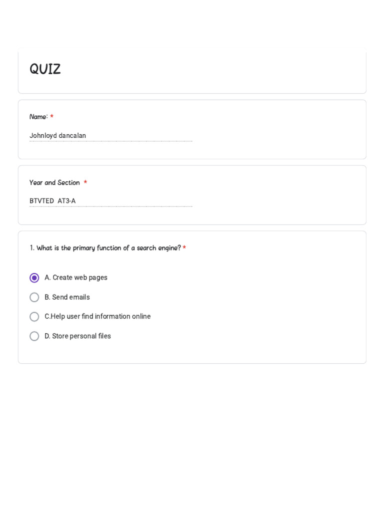 Untitled Form - Google Forms | PDF