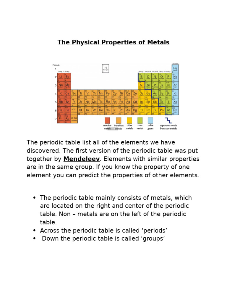 The Physical Properties of Metals | PDF | Rust | Corrosion