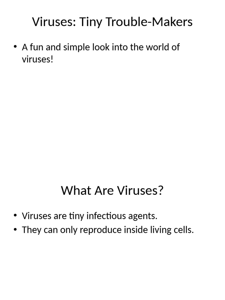 Understanding Viruses: Key Facts & Quiz | PDF | Virus | Human Diseases ...