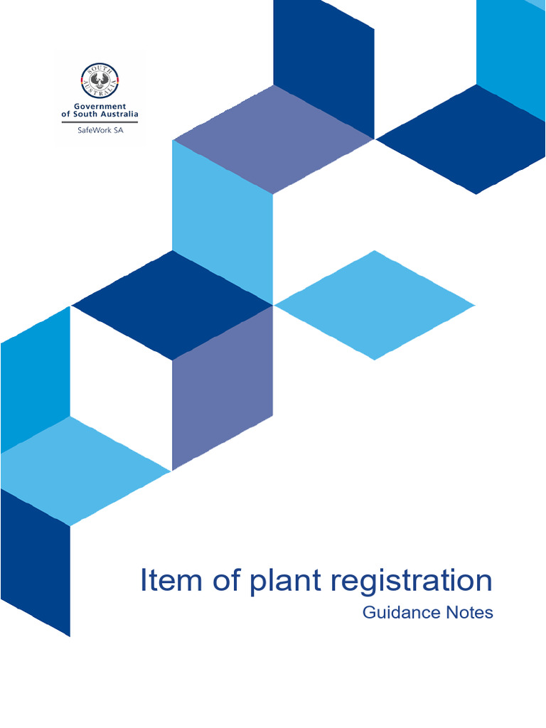 Plant Registration Guidelines in NSW | PDF | Crane (Machine) | Australia