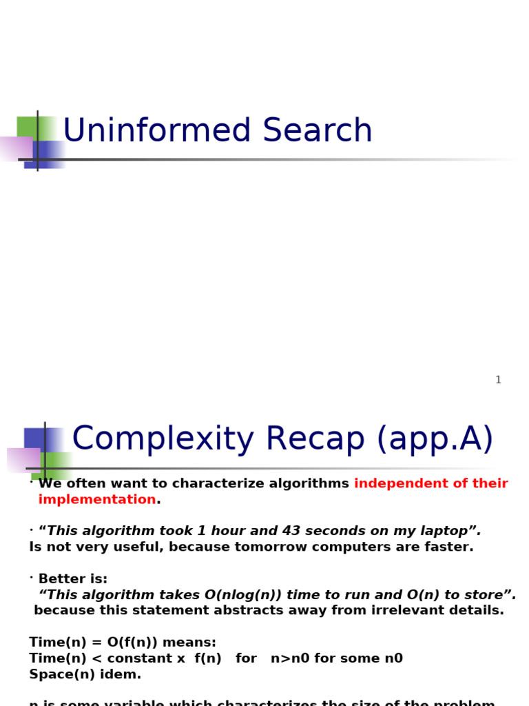 Uninformed Search Strategies Overview | PDF | Algorithms And Data ...