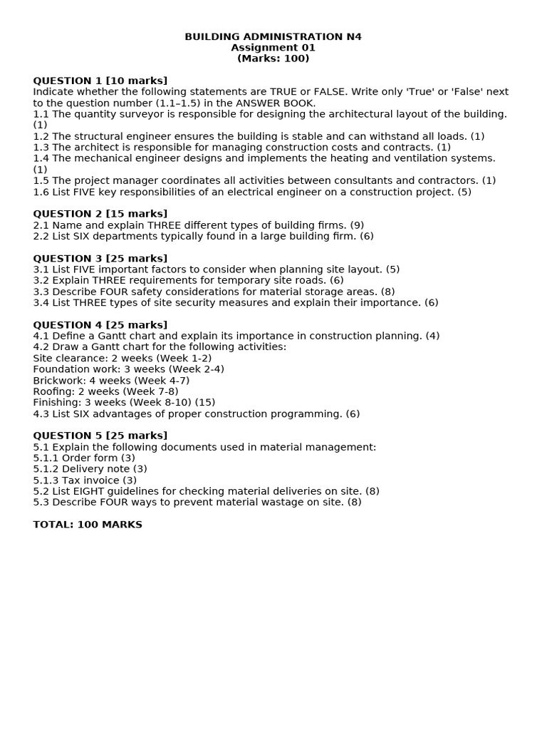 BA n4 Class Assignment 01 | PDF | Receipt | Business