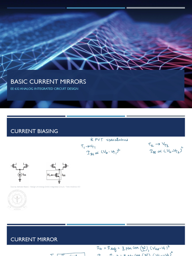 Current Mirror Circuit Design Basics | PDF