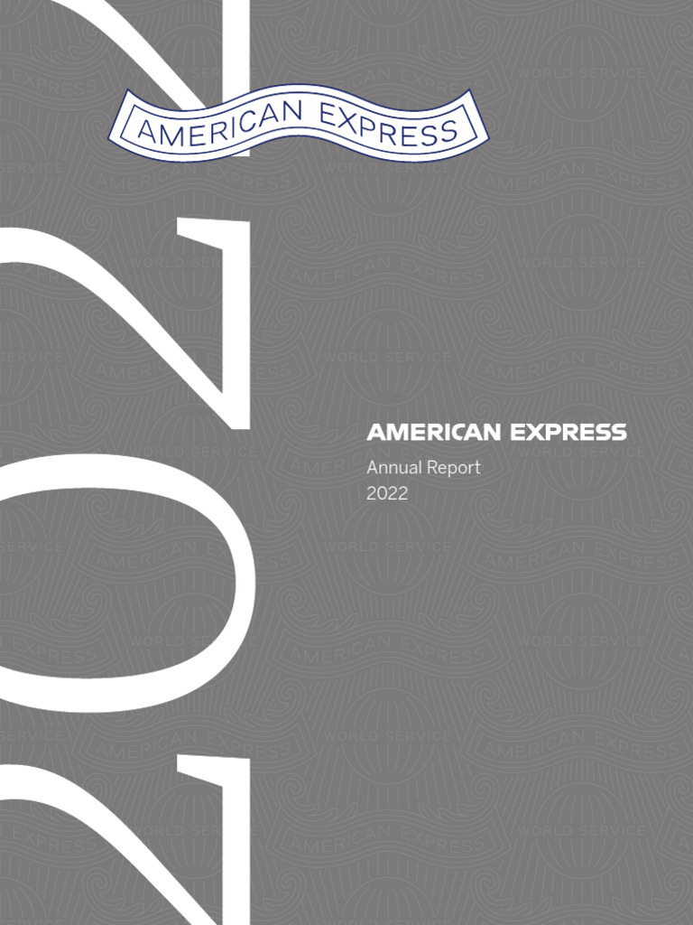 American Express Annual Report 2022 | PDF | Brand | American Express
