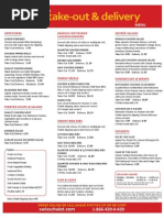 Donatos Carryout Menu | PDF | Pizza | Sausage