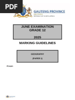 2025 Maths Lit GRD 12 Term 2 Assignment Memo | PDF