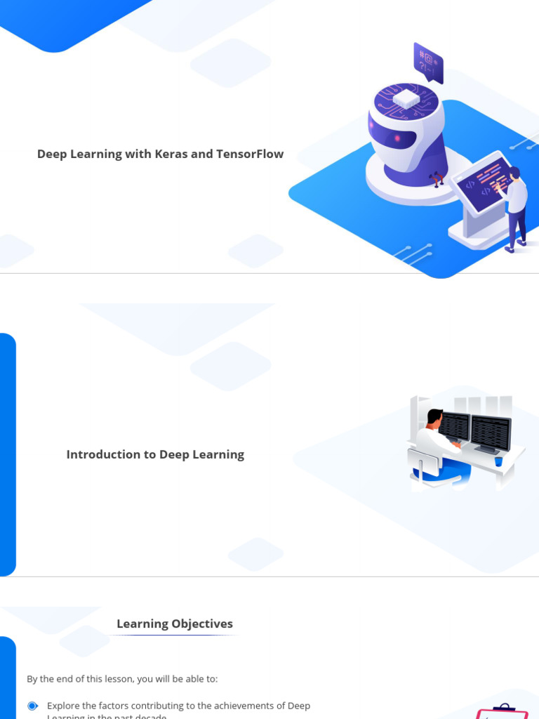 Deep Learning Techniques with Keras | PDF | Deep Learning | Machine ...