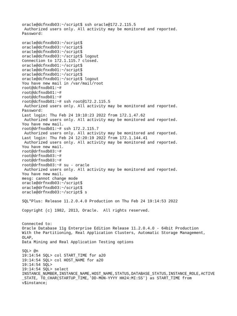 Block Corruption Activity Step | PDF | Databases | Oracle Corporation