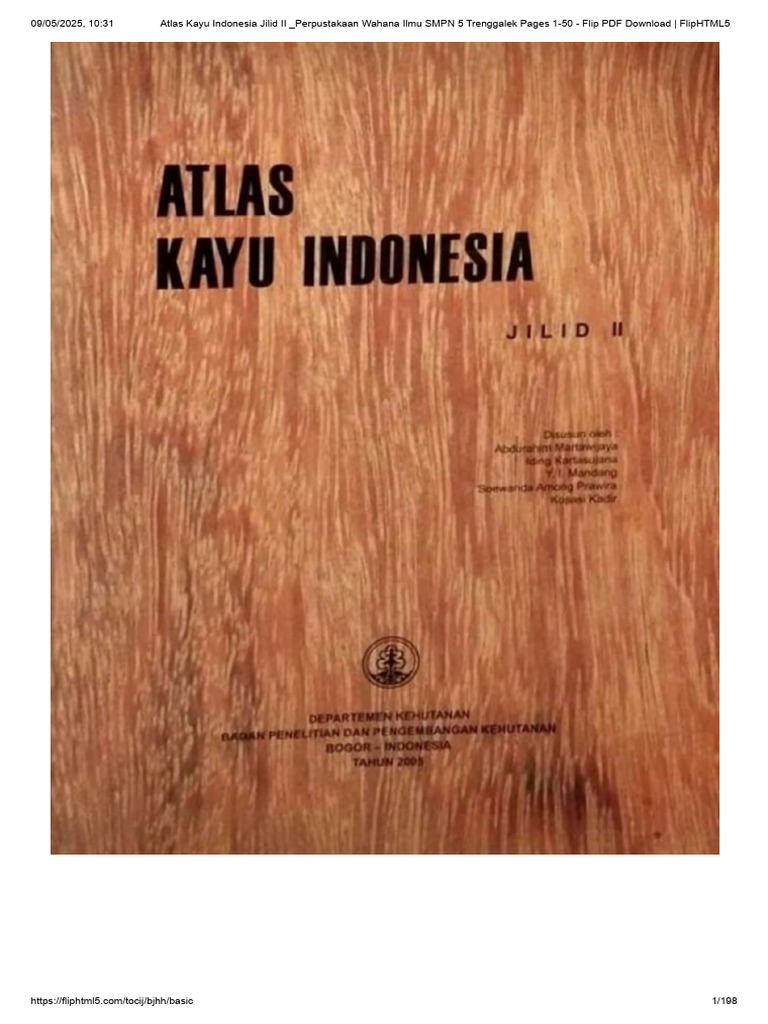 Atlas Kayu Indonesia Jilid II | PDF