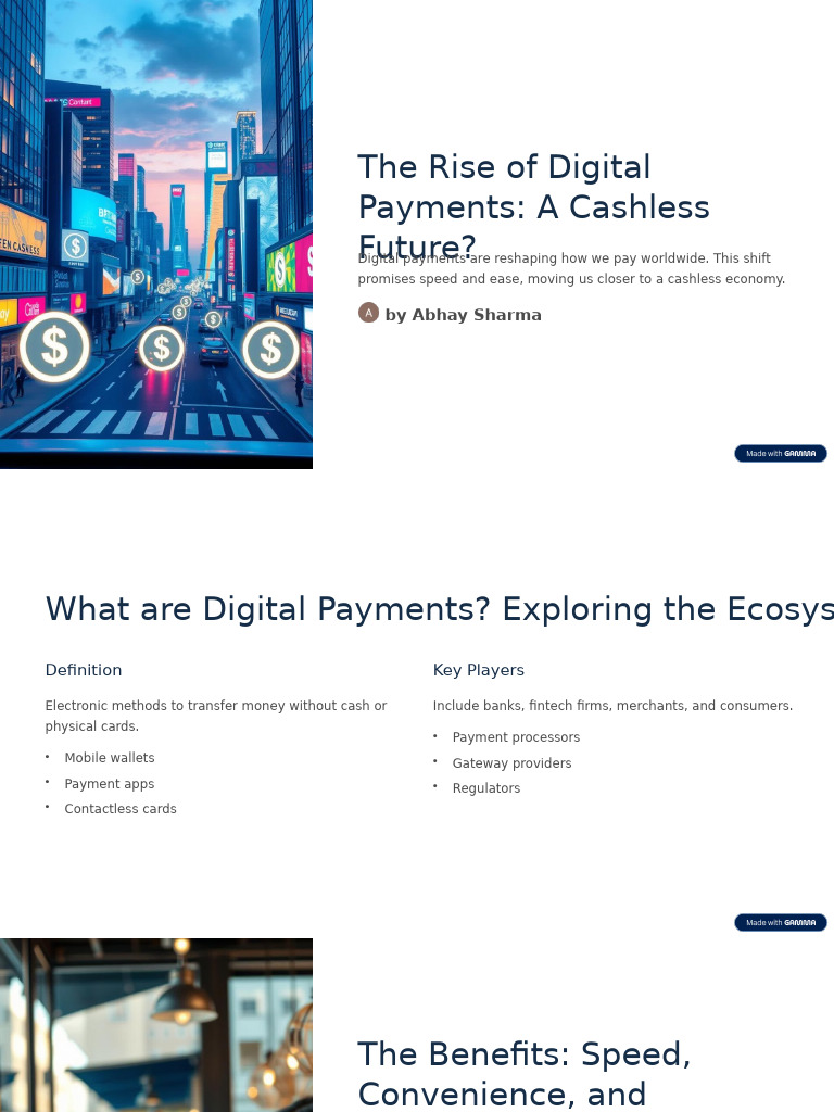The Rise of Digital Payments A Cashless Future | PDF | Security | Computer Security