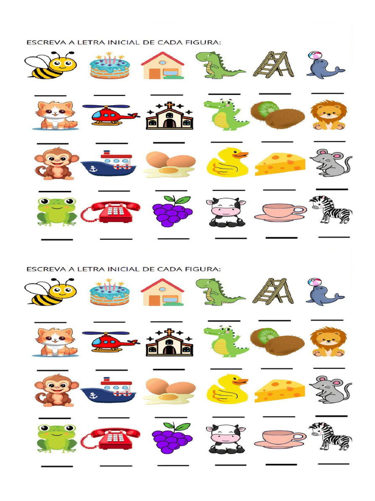 1 Letras Iniciais | PDF