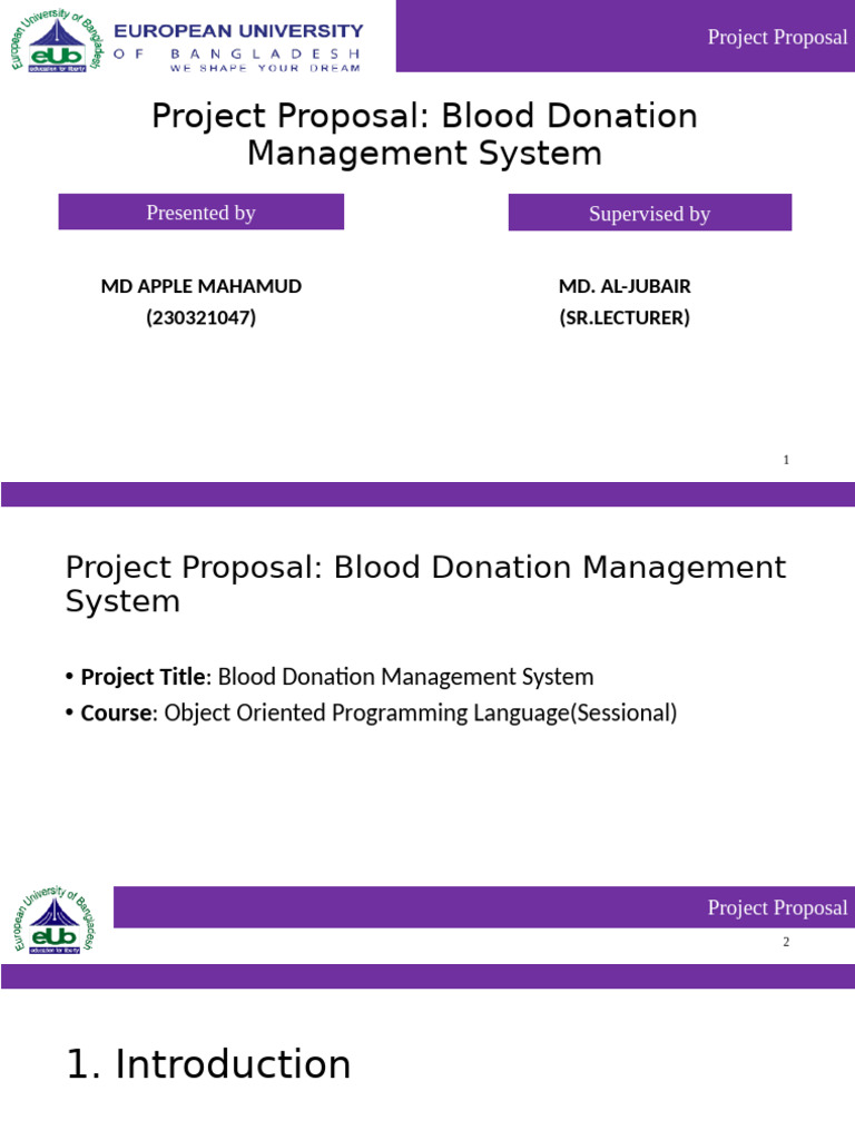 Proposal Template 1 | PDF | Object Oriented Programming | Class ...