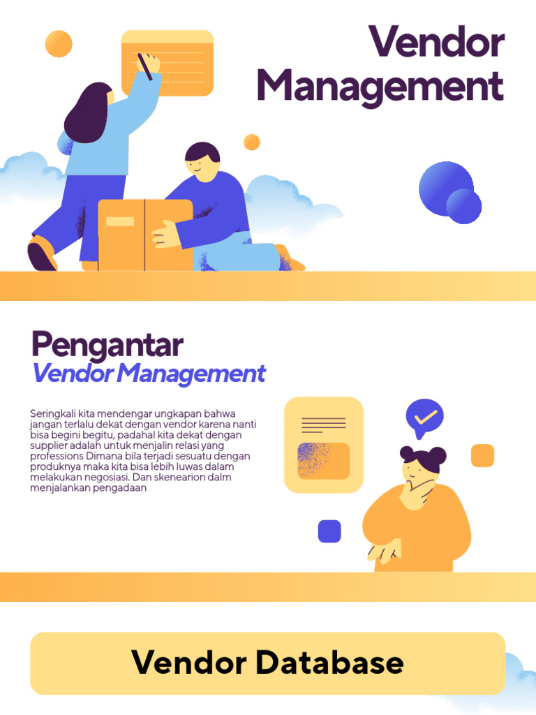 Vendor management | PDF