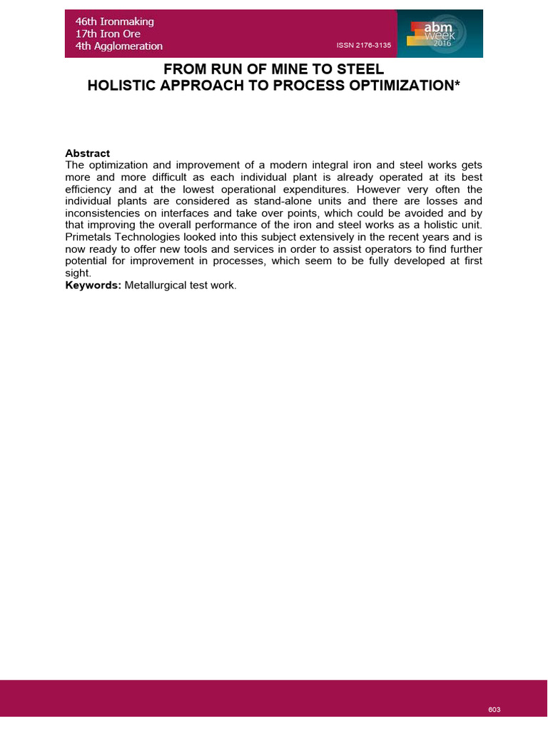 Mining To Steel | PDF | Iron Ore | Steelmaking