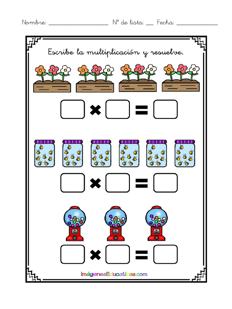 Iniciación A La Multiplicación | PDF