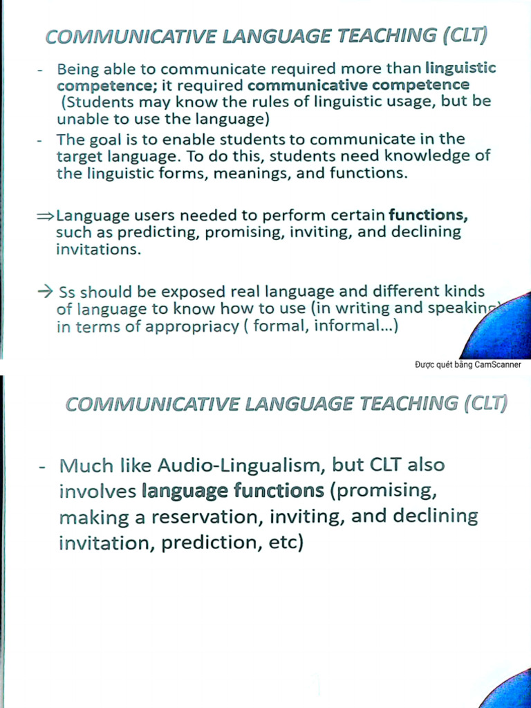 7) Communicative Language | PDF