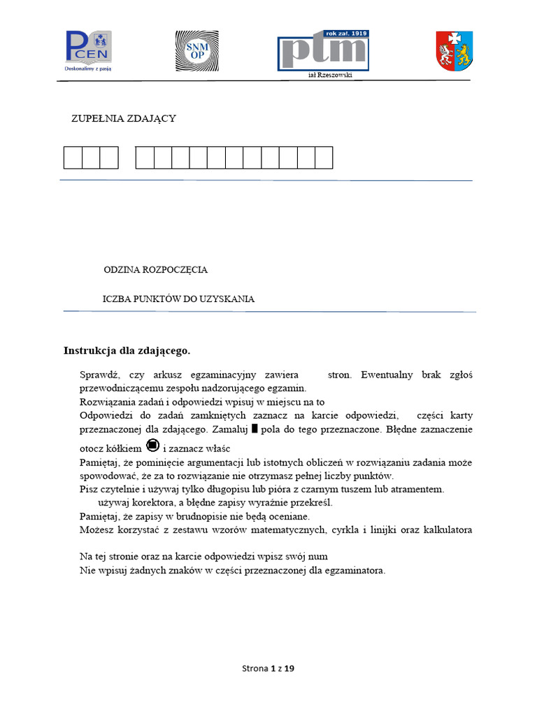 Arkusz PSP Czerwiec 2022 PPpop | PDF