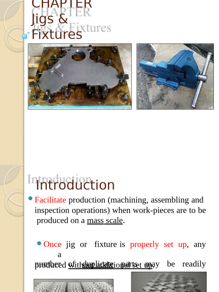 Jigs and Fixtures: Enhancing Production Efficiency | PDF | Drilling ...