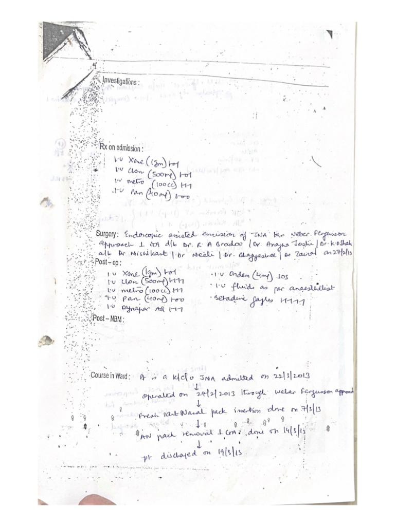Operation Notes - Feb 27 2013 | PDF
