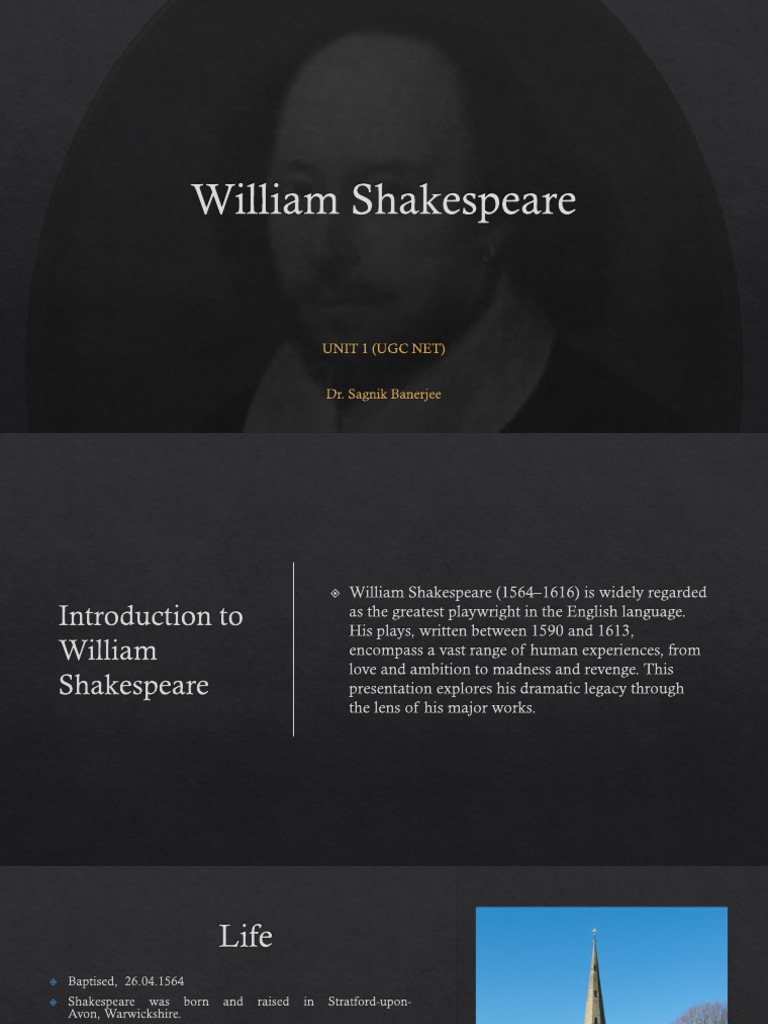 Shakespeare and Jacobean Age-FINAL PRESENTATION | PDF | William ...