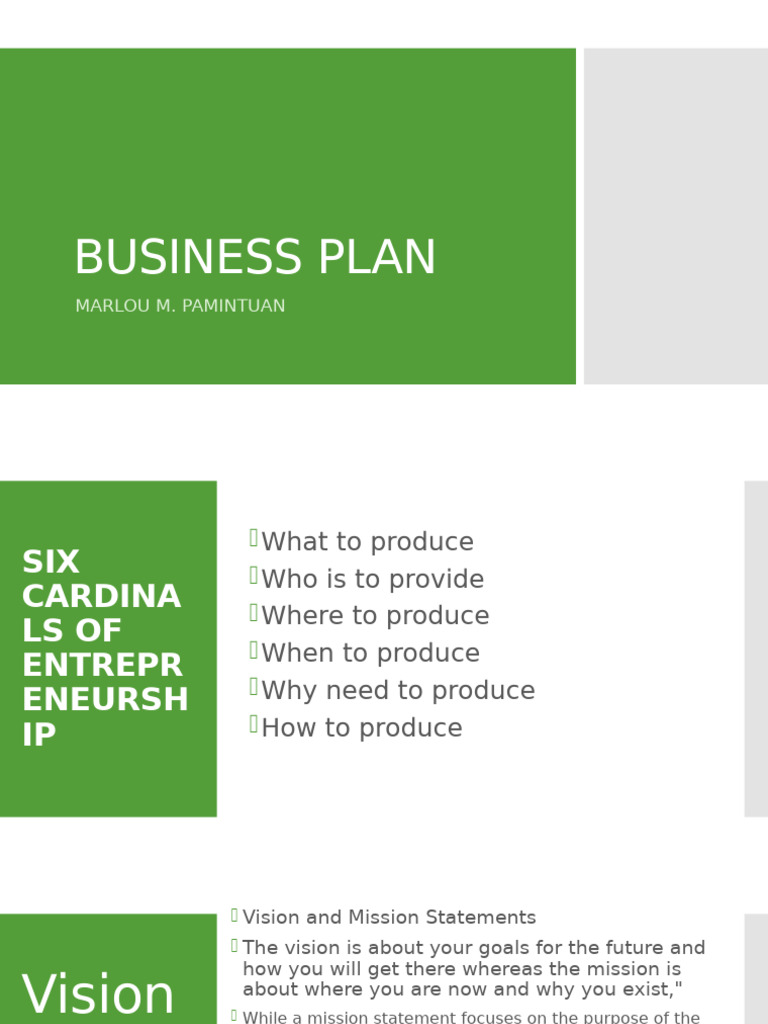 Business Plan For Mid. Entrep | PDF | Employee Retention | Goal