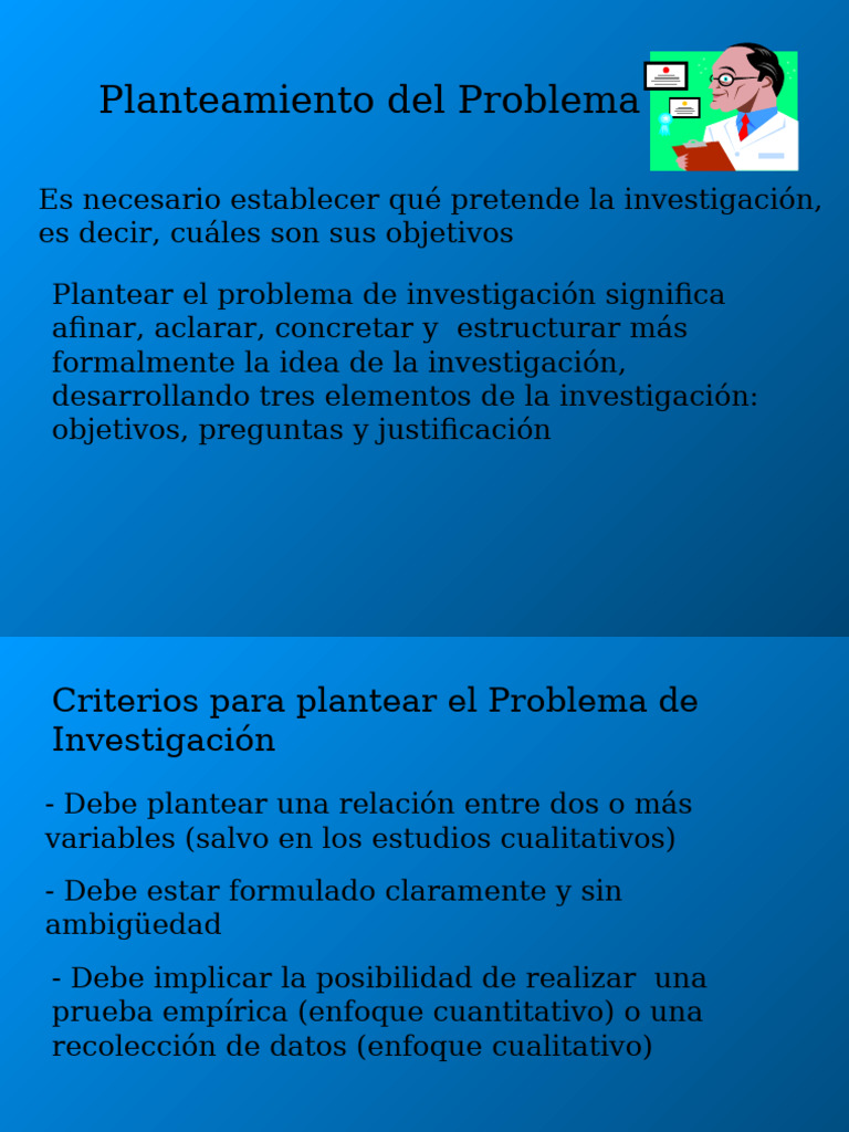 Planteamiento Del Problema II | PDF | Conocimiento | Teoría